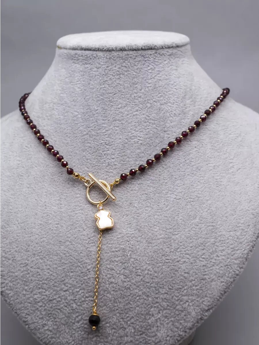 Колье, гранат