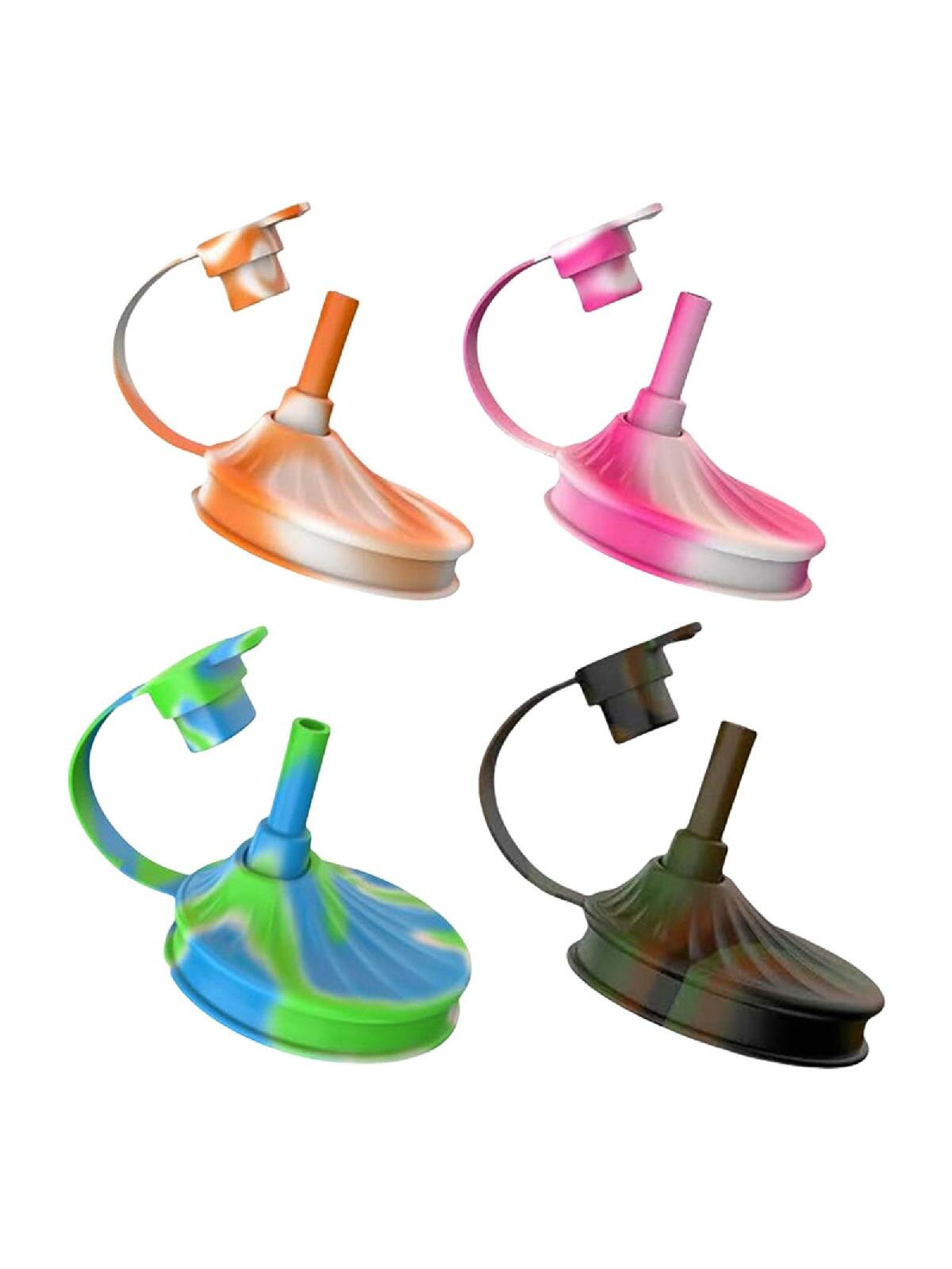 Упаковка из 4 силиконовых банок с эффективным уплотнением для напитков, пригодных для банок с газировкой и пивным соком