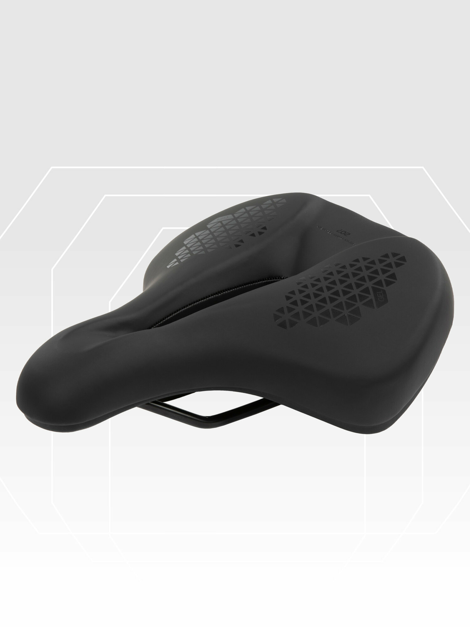 Седло CLUXX Stradio 300 207х258мм Black