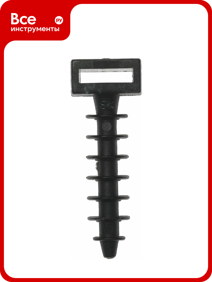 Дюбель для хомута Tech-Krep/Zitar нейлон 6х35 20 шт - пакет 106196