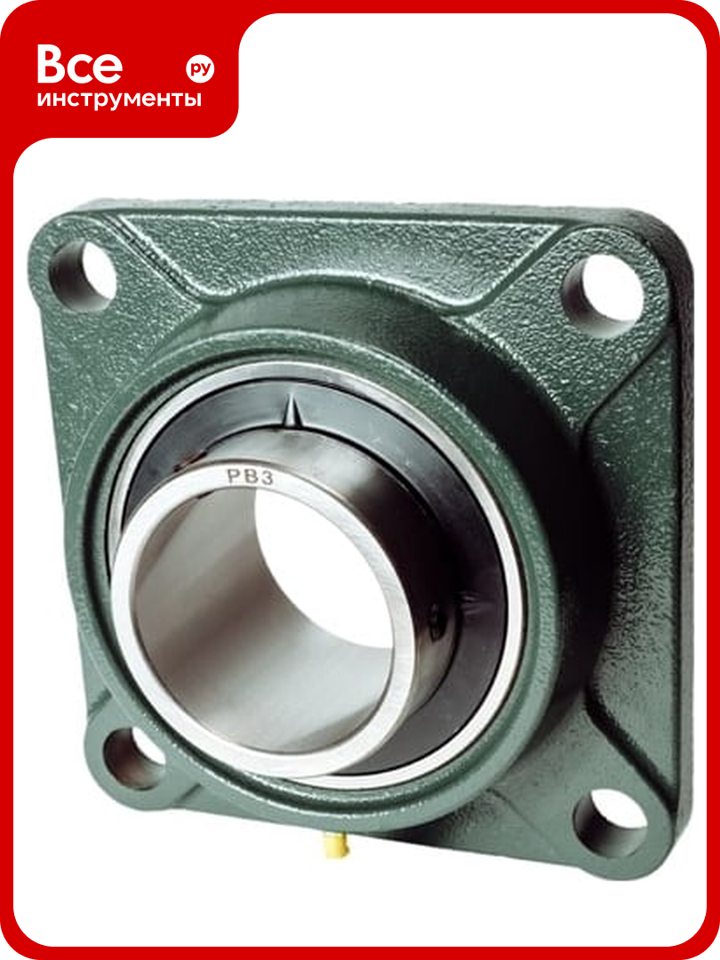 Подшипниковый узел РВЗ 480207UCF UCF207, с затяжными винтами