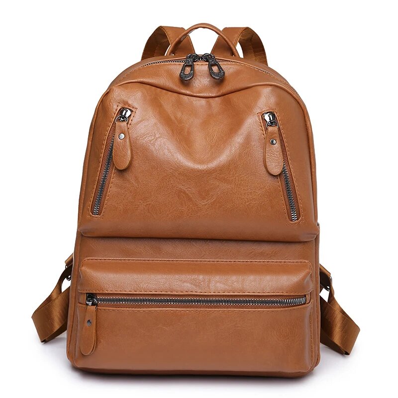 Рюкзак "Backpack School bag Student", женский, из воловьей кожи