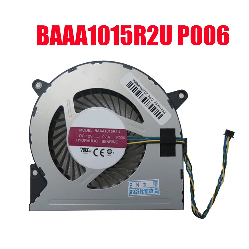 Вентилятор охлаждения BAAA1015R2U P006 DC28000MKV0 DC12V 0.8A 4PIN Новый