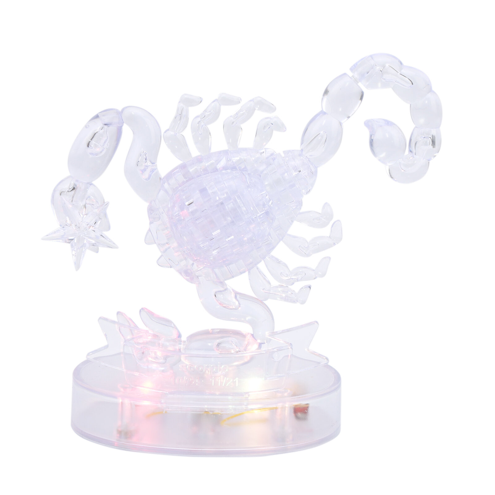 DIY сборка сборки с загадкой Lightup Base Cuzzle Детская декора