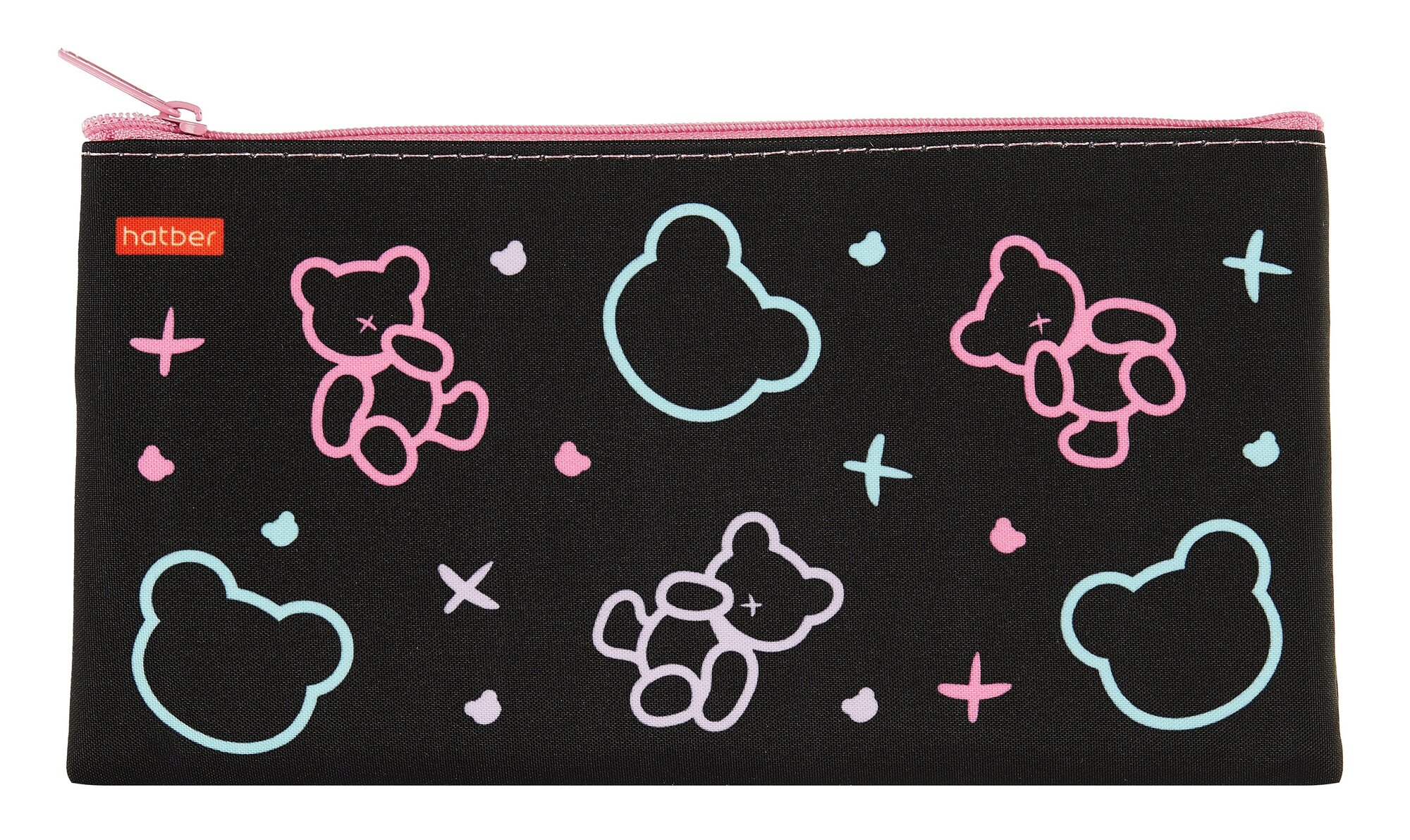 Пенал-косметичка "Мой мишка", на молнии мягкий