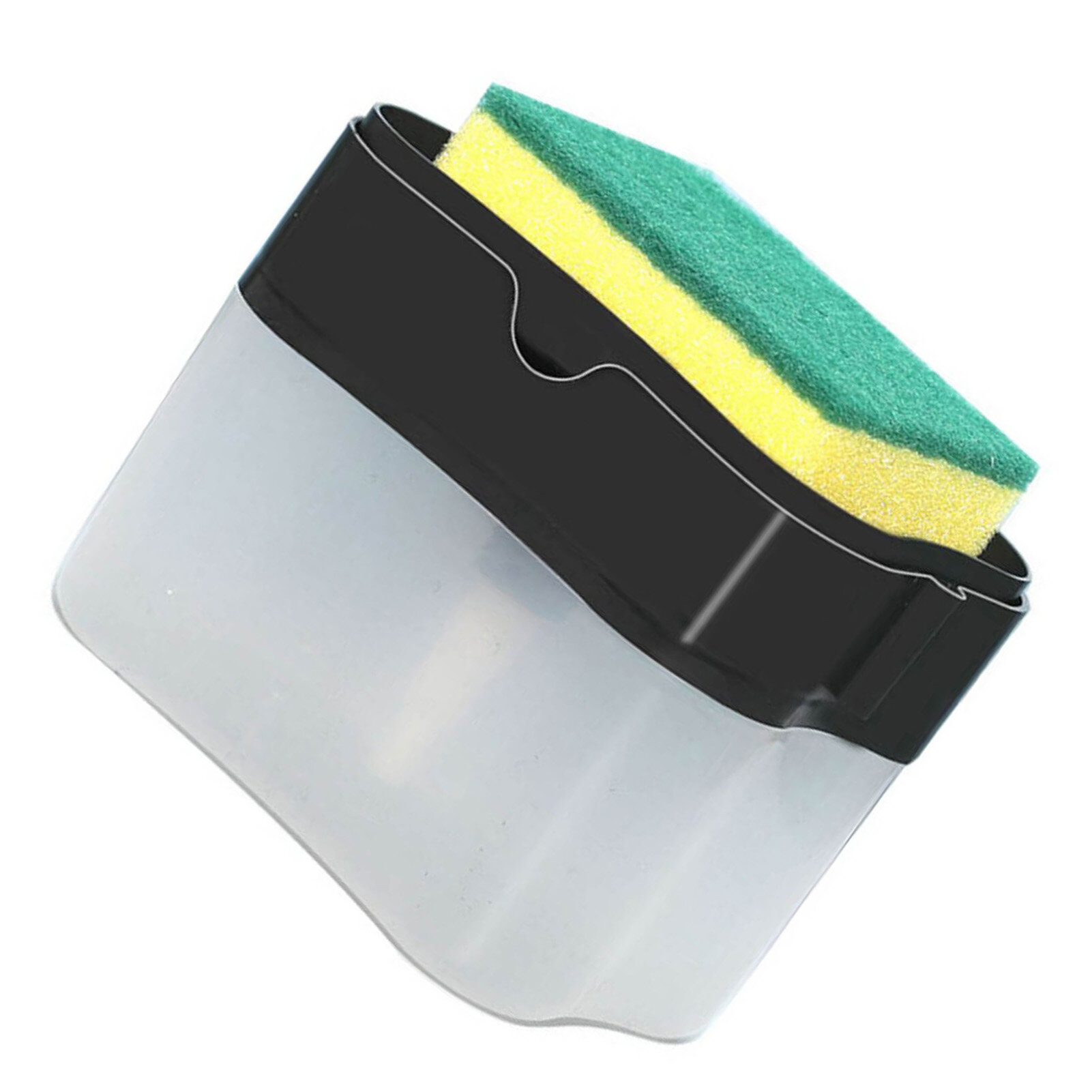 Диспенсер для жидкости для посуды, прочный пластиковый пресс для экономии усилий, дозатор моющего средства для посуды большой емкости для кухни, дома, черный