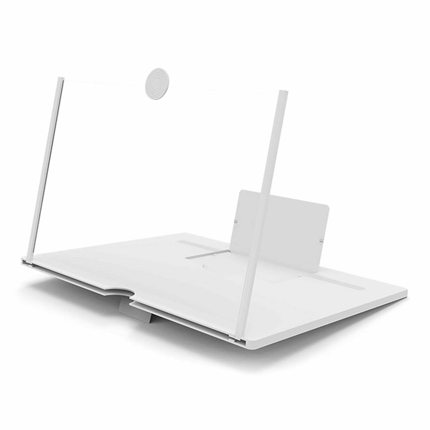 10/12 дюймовый телефонный экранный усилитель типовой выдвижной настольный кронштейн в белом, черном, красном цвете с функциями увеличения, защиты глаз, защиты от радиации из материалов ABS+линза Финнелл, ABS+акриловый с увеличением 3 раз, 2-4 раза