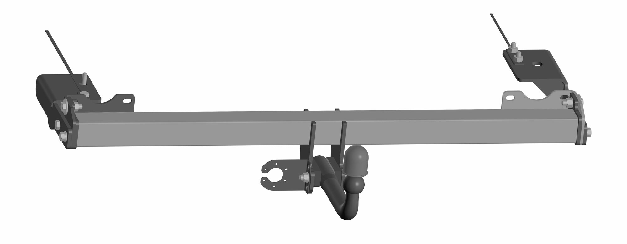 Фаркоп (ТСУ) на а/м Geely Okavango SUV 2023-, без электрики / Джили Окаванго