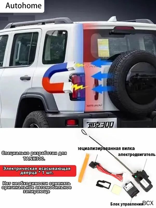 Tank 300 2021-H. B Электромагитный доводчик задней двери Jootoon