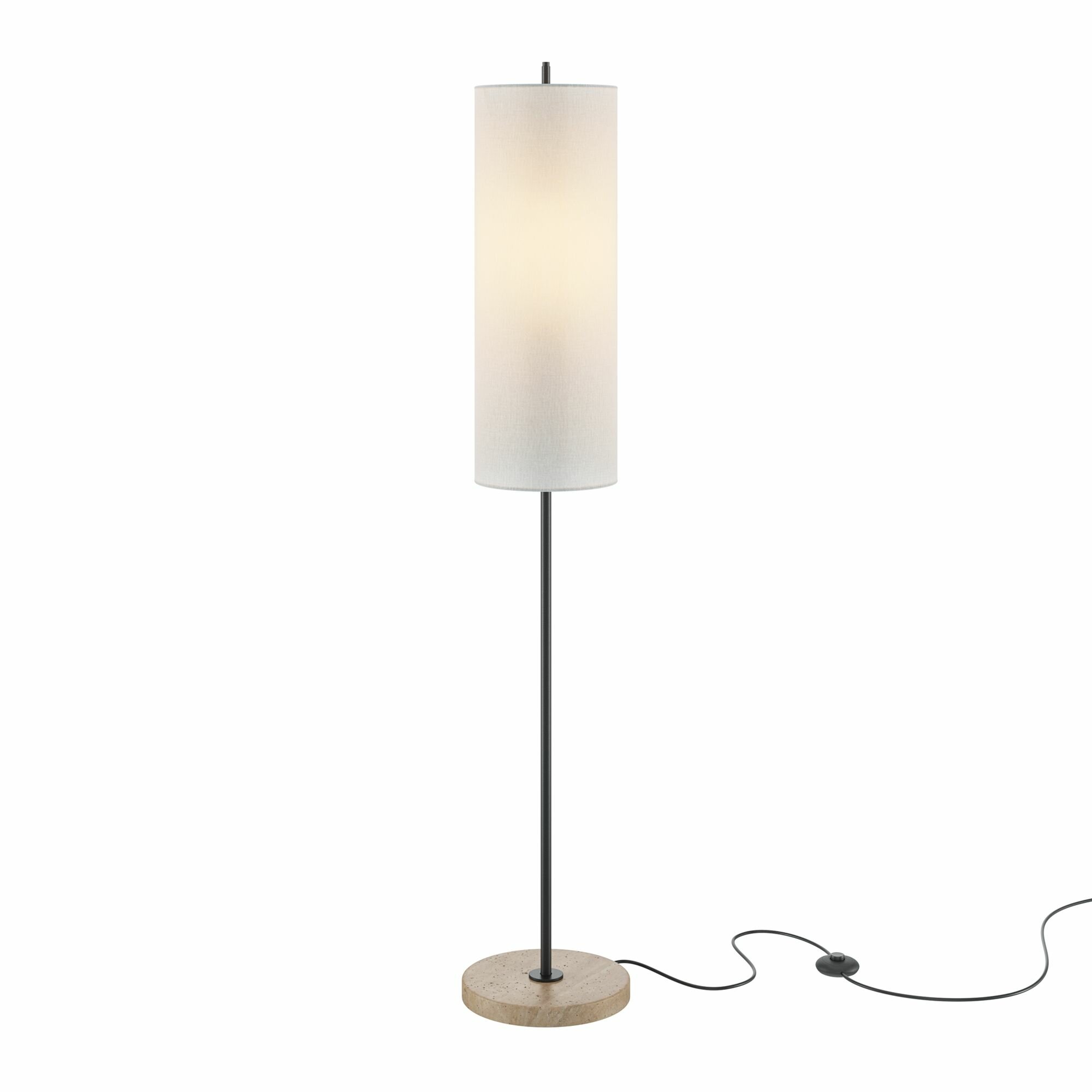 Торшер Maytoni Glamping D220xW260 мм E27 цвет черный, арт. MOD437FL-01B