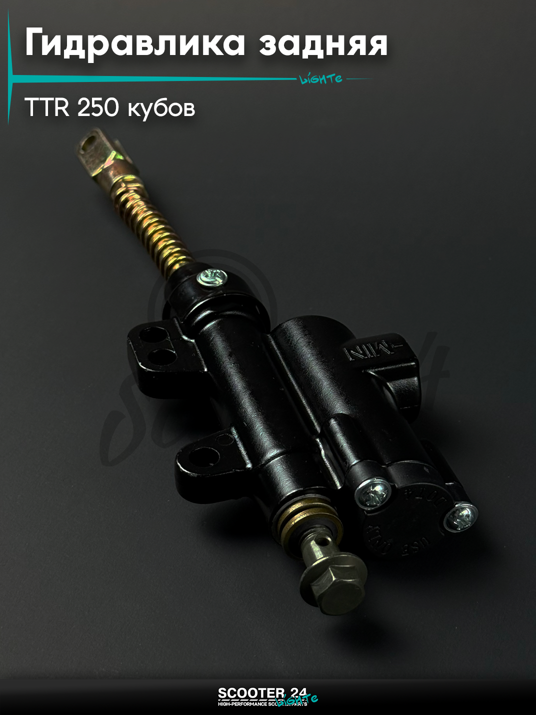 Гидравлика задняя (шток) на питбайк и мотоцикл Irbis TTR / Ирбис ТТР 250 кубов M10