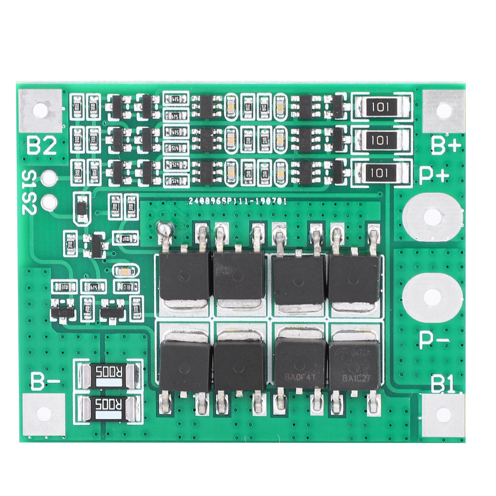 3S 12V 25A Li-ion 18650 Защитная плата литиевой батареи BMS PCB Защита от короткого замыкания
