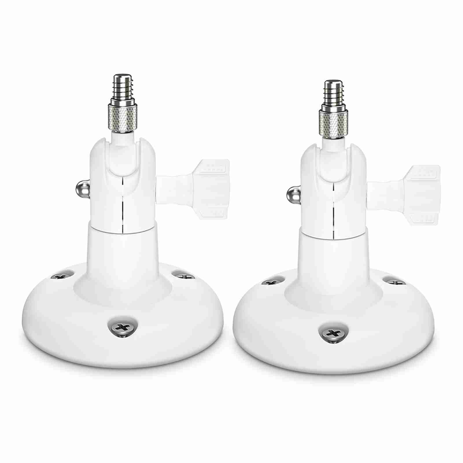 2 шт. Регулируемое настенное крепление для ARLO HD/ARLO PRO/ARLO PRO2/ARLO GO/ARLO ULTRA/WYZE CAM PAN, монтажный кронштейн для домашней камеры для наружного и внутреннего использования, для домашней безопасности, белый