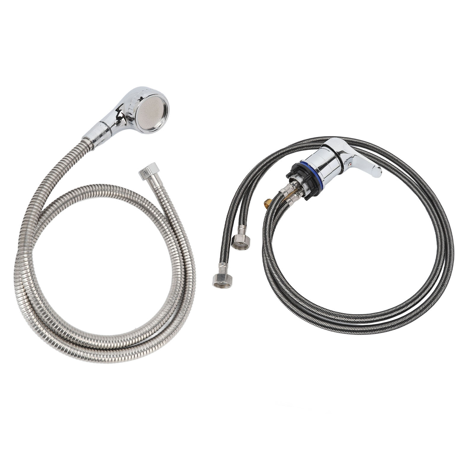 Смеситель для мойки с душем 100см, 120см гибким шлангом, набор для парикмахерских, с керамическим сердечником