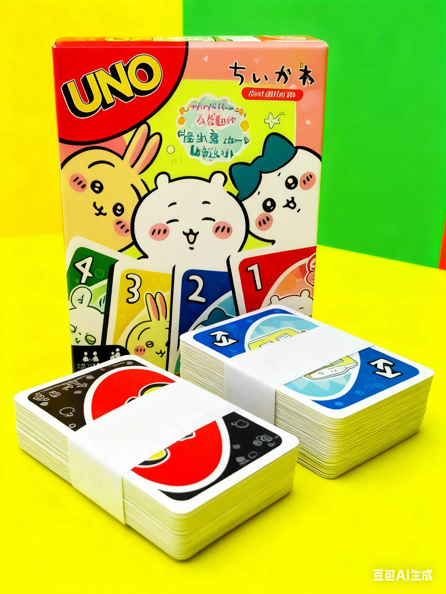 Карточная игра-головоломка для 2-10 человек, пасьянс Chiikawa UNO-DKD-CJ0828- ХИТ!