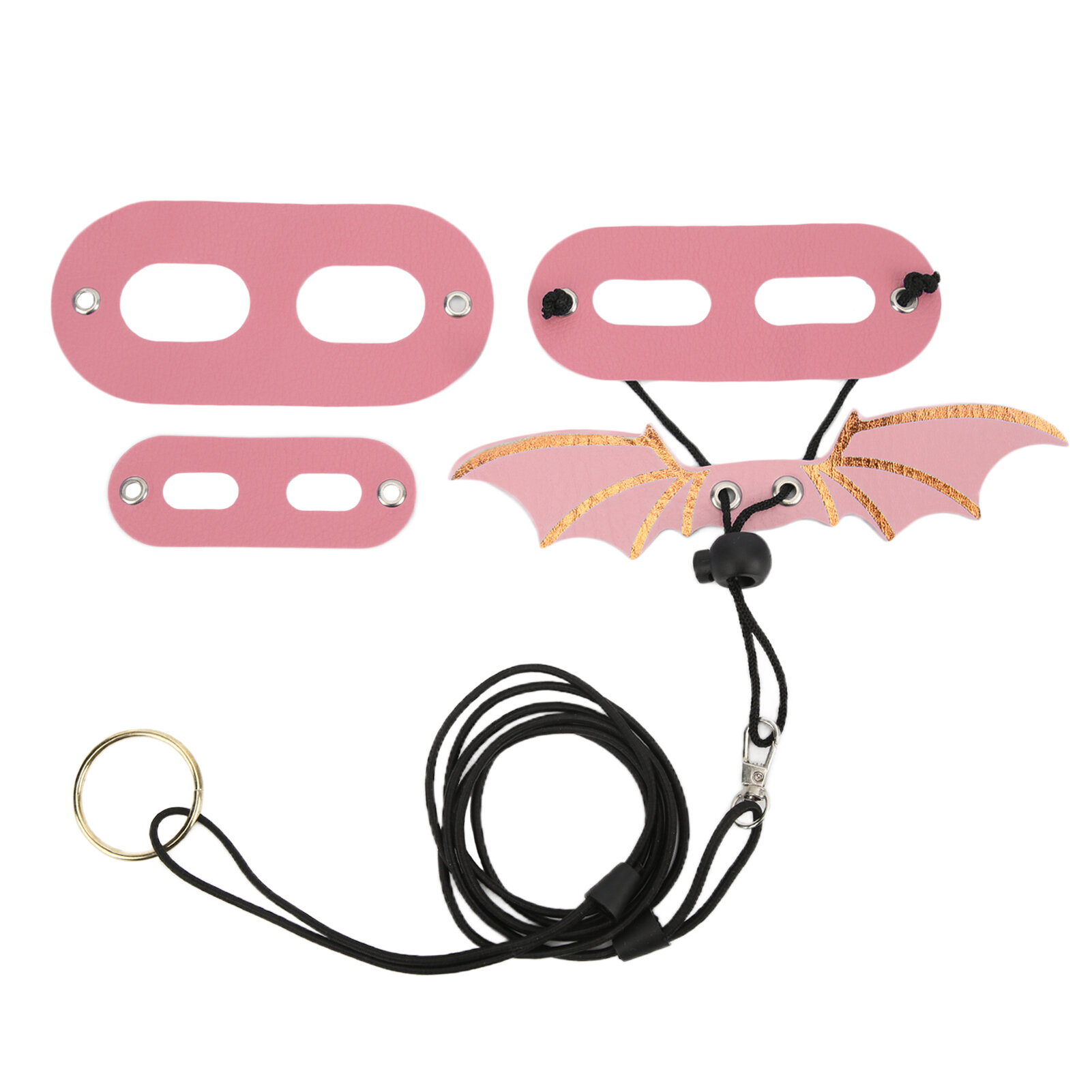 Мягкий регулируемый поводок для ящериц и ящериц, шлейка для бородатой агамы, для рептилий и мелких домашних животных, розовый