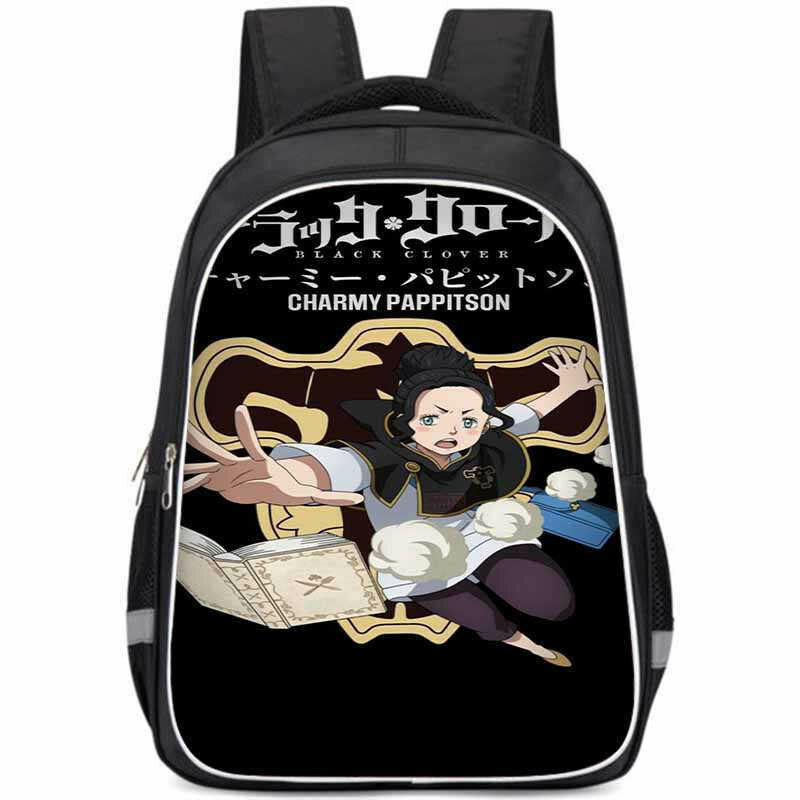 Рюкзак oxford black clover для школы для мальчиков и девочек с большим объемом, размер 9, большой