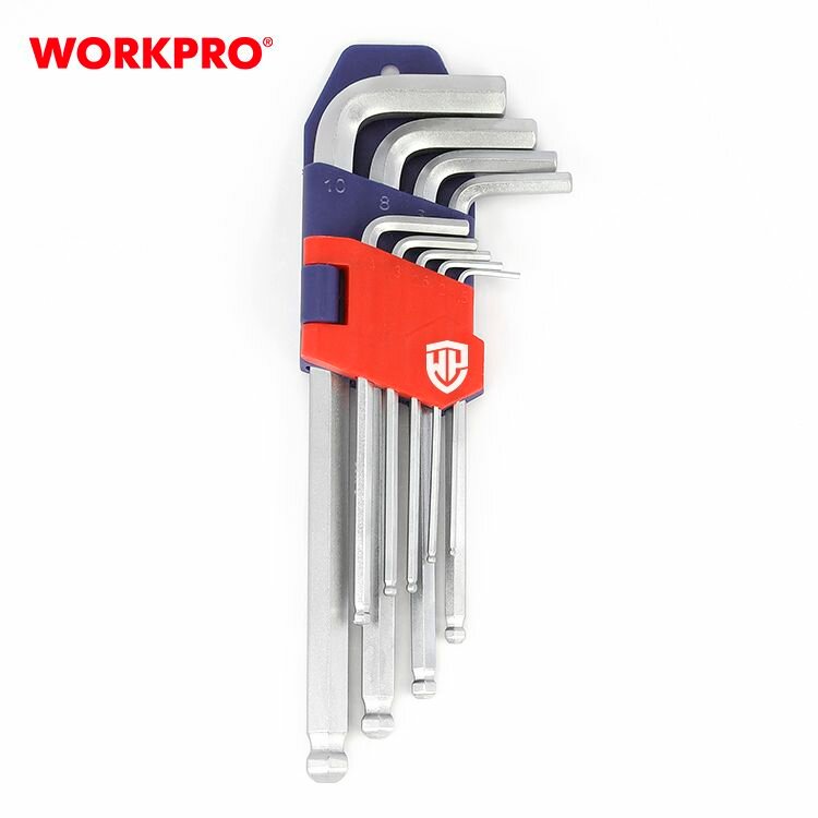 Набор ключей шестигранных 9шт (метрических) с шариком WORKPRO