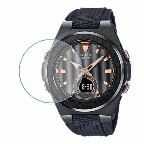 Скрин Мобайл защитный экран для часов Casio MSG-C150G-1A из нано стекло 9H