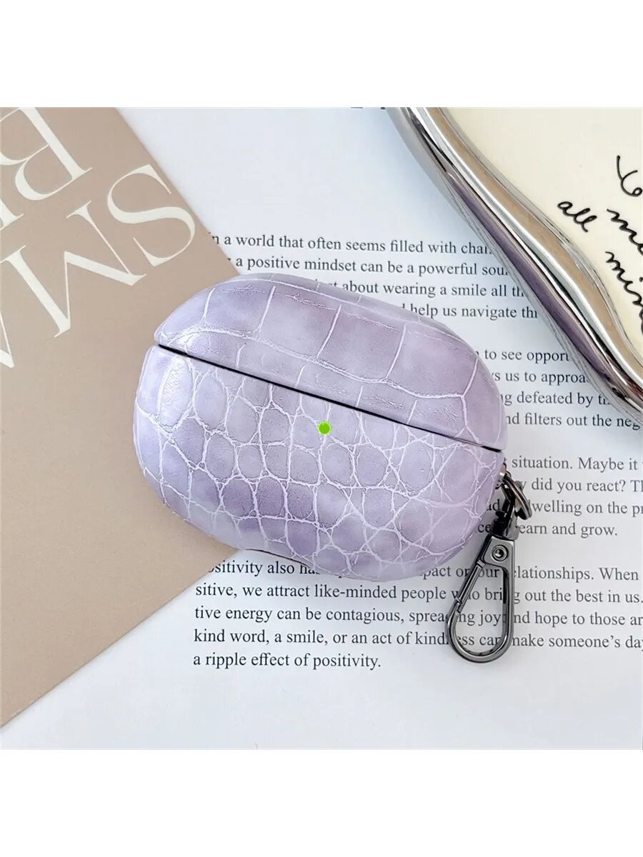 Чехол для наушников huawei freebuds pro 3/pro 4, чехол для наушников Bluetooth Текстура кожи крокодила