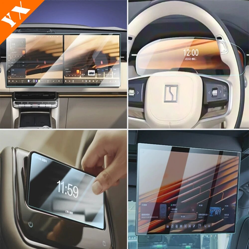 Защитная пленка на экран Geely Zeekr 9X 2025-2026, Style 4pcs