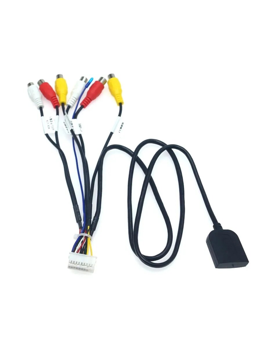 20-Контактный Автомобильный Кабель RCA AUX-IN / OUT Со Слотом для SIM-карты Для Головного