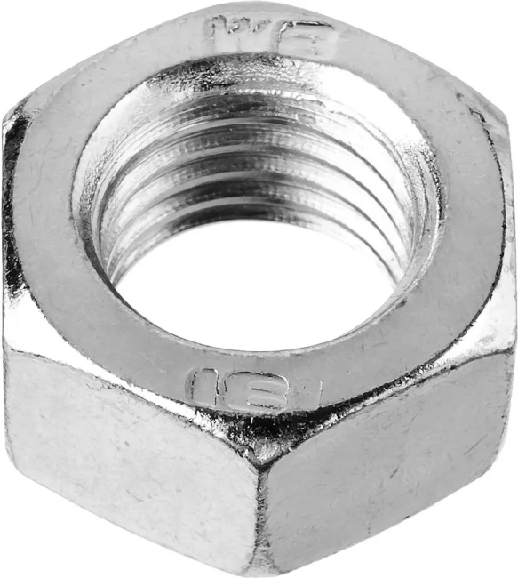 Зубр 303556-06 Гайка ГОСТ 5927-70, M6, 25 шт, кл. пр. 6, оцинкованная, ЗУБР