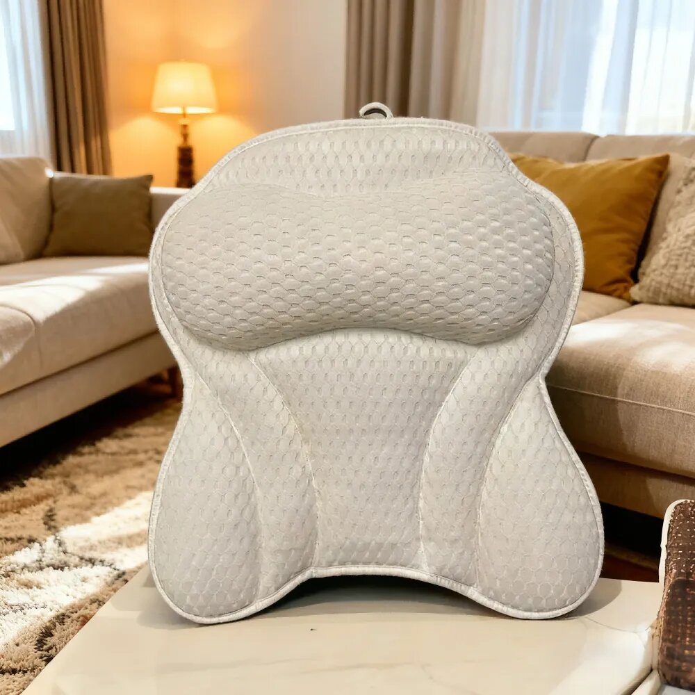 Подушка для ванны с 3D эффектом / Подушка для ванной на присосках