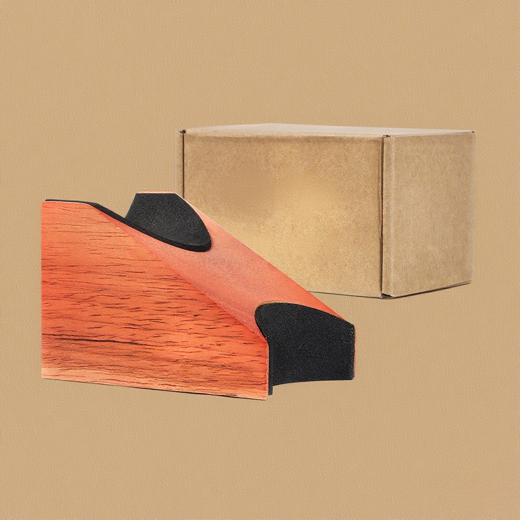 Подставка для Грифа Гитары Поддержка Подушка Инструмент для Ремонта Струнных Инструментов, Материал: Махагони с Фетрёвыми Вставками, Размеры Изделия: 9.5*6*6.3см, Вес Изделия: 165г, Вес Упаковки: 200г, Размеры Упаковки: 12*7*7.5см, Состав Упаковки: