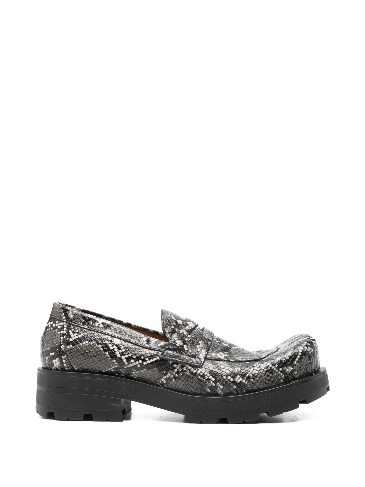 Лоферы Snakeskin-effect loafers