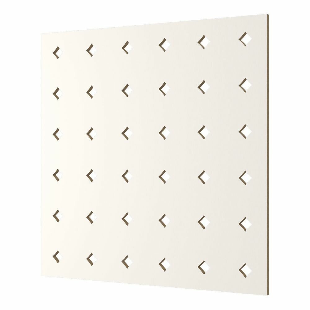 Перфорированная Панель Cosca Абако ХДФ Белый Ш600хВ1200 мм / Коска.