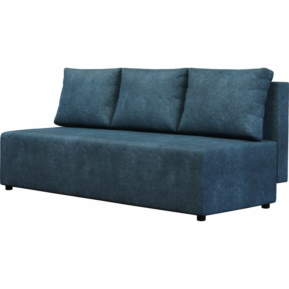 Диван еврокнижка Наш Диван Нексус А17 велюр синий