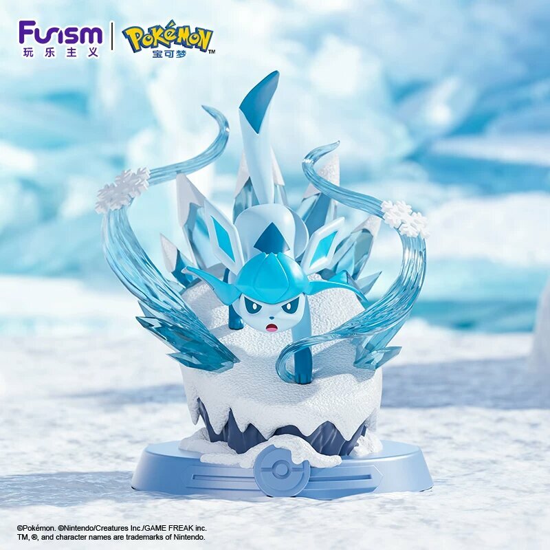 Playism Pokémon Adventure Bar Ibrahimovic Слепая коробка Периферийная вода Огонь Гром Ледяная фея Эльф Фигурка Орнамент