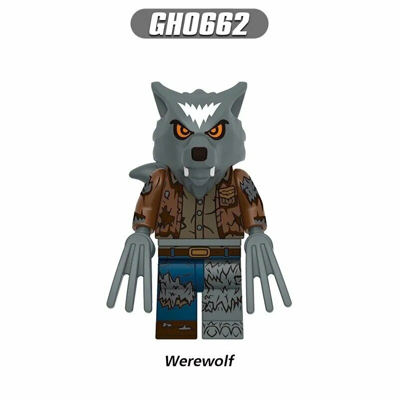 Набор минифигурок Ужасы, Тыквы, маленькие мальчики, ведьмы, (4.5см, пакет) /G0185