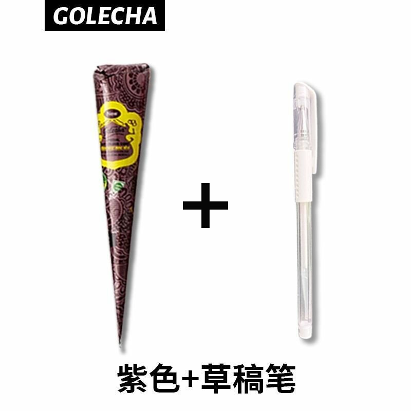 Крем для хны, полуперманентный консилер, водонепроницаемый трафарет, веснушки, индийский ручной рисунок, крем для татуировок, горячая распродажа