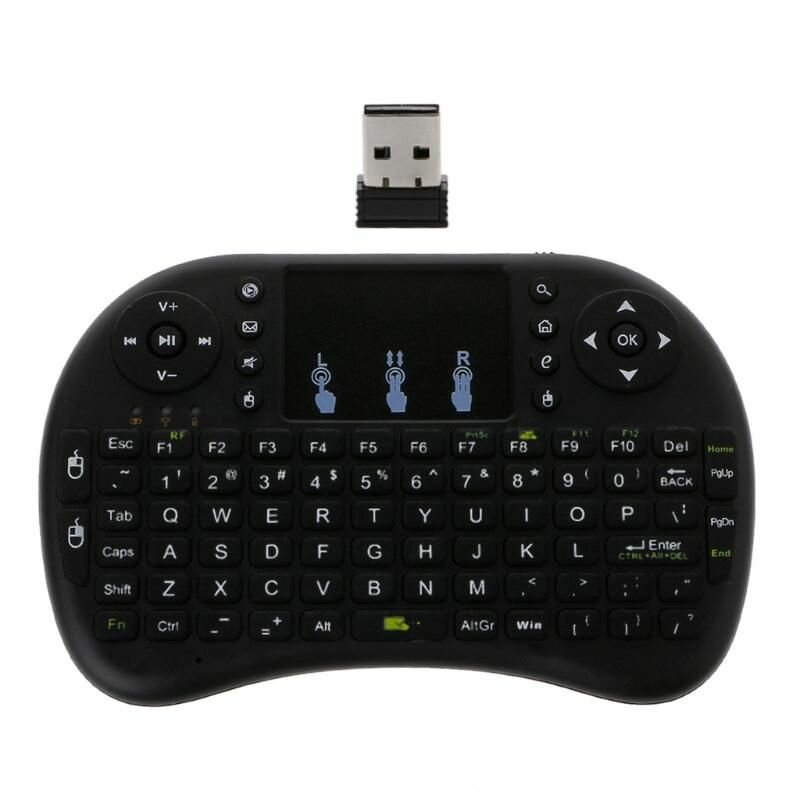 I8 2.4GHz беспроводная клавиатура с тачпадом аэромышь для Android TV BOX PC ноутбука