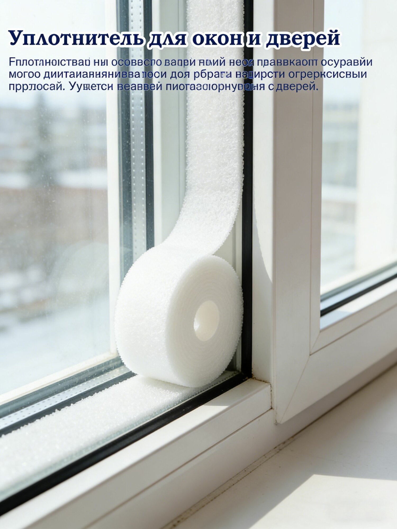 Уплотнитель для окон и дверей,50mm*10m,1шт