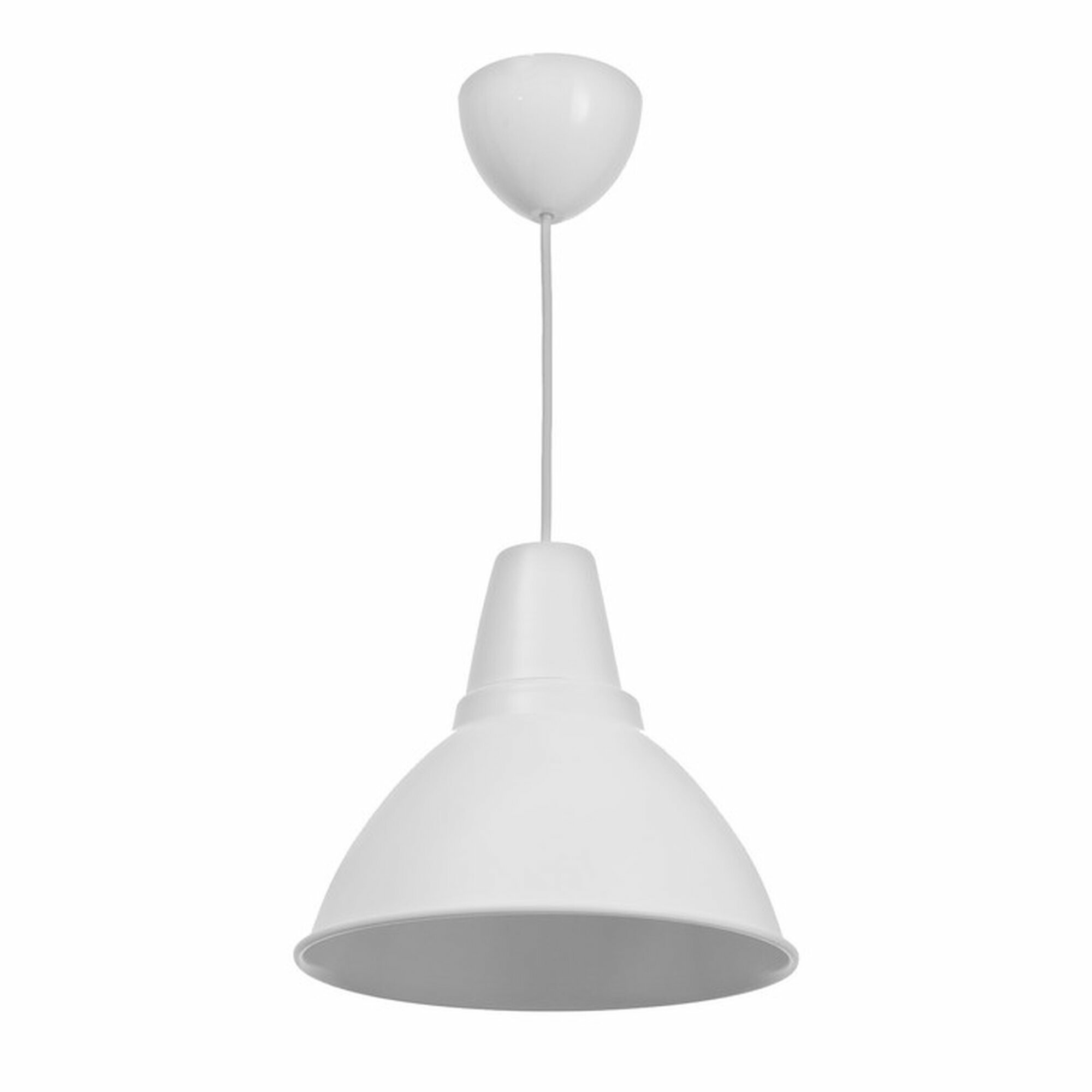 Светильник подвесной BayerLux 2537/1WT, E27, 40 Вт, металл, белый