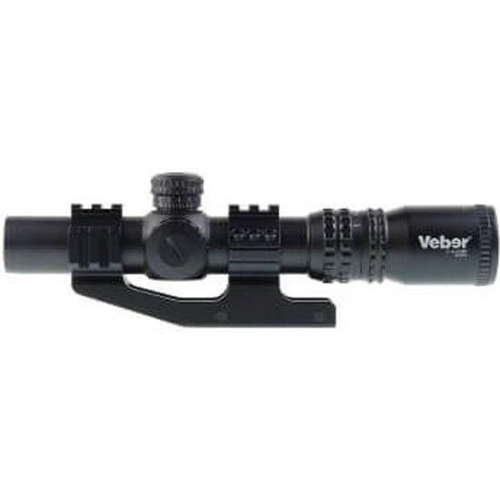 Прицел оптический Veber Black Russian 1-4х24 RG загонник