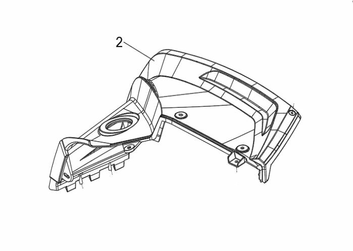 Заднее правое крыло для квадроцикла BRC 1000 / BRP 1000R Черное