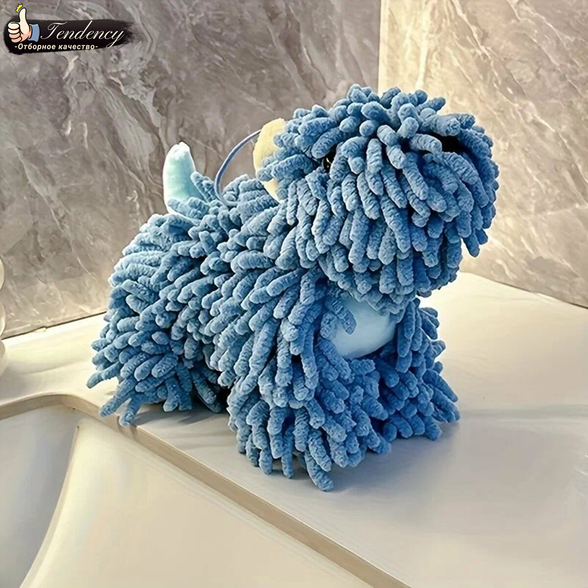 Забавное полотенце для рук в форме щенка: шенилл, супервпитывающее, мягкая игрушка, Полотенце кухонное