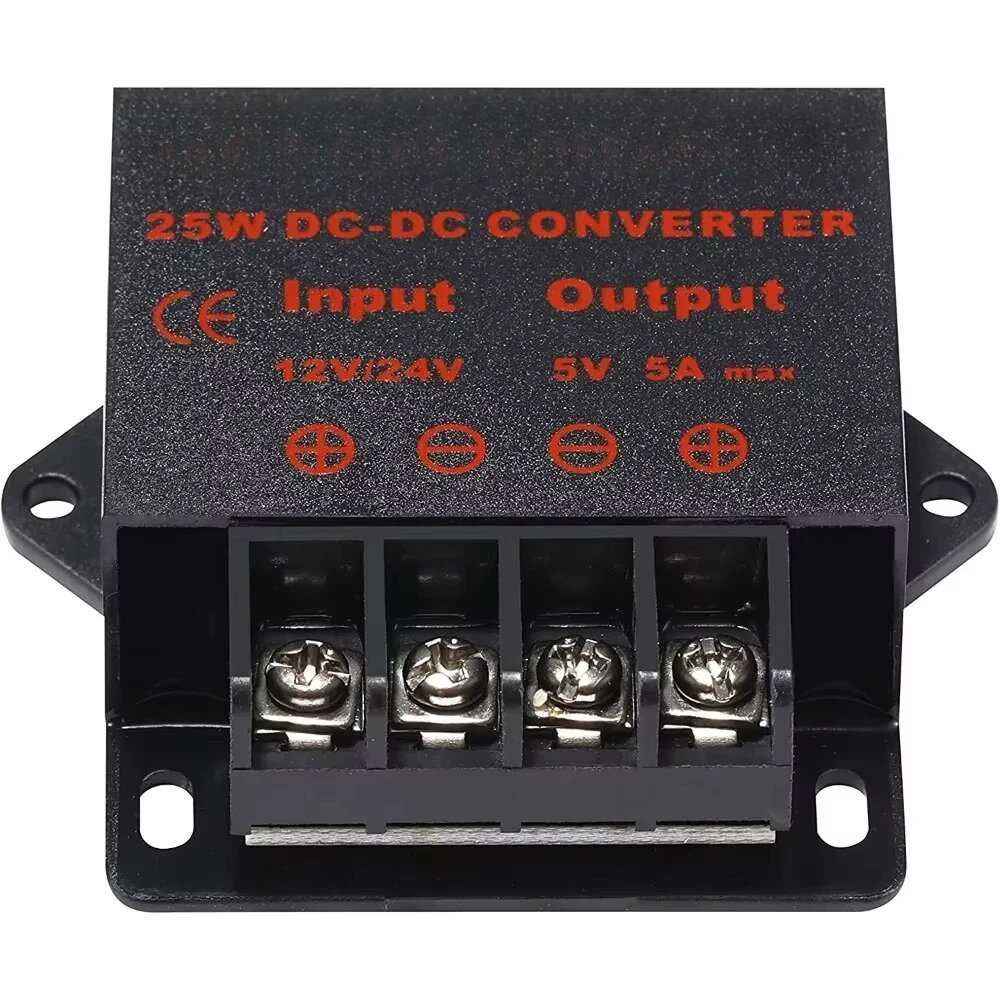 Конвертер напряжения waohei 12В в 5В 10А 12V 24V to 5V 5A