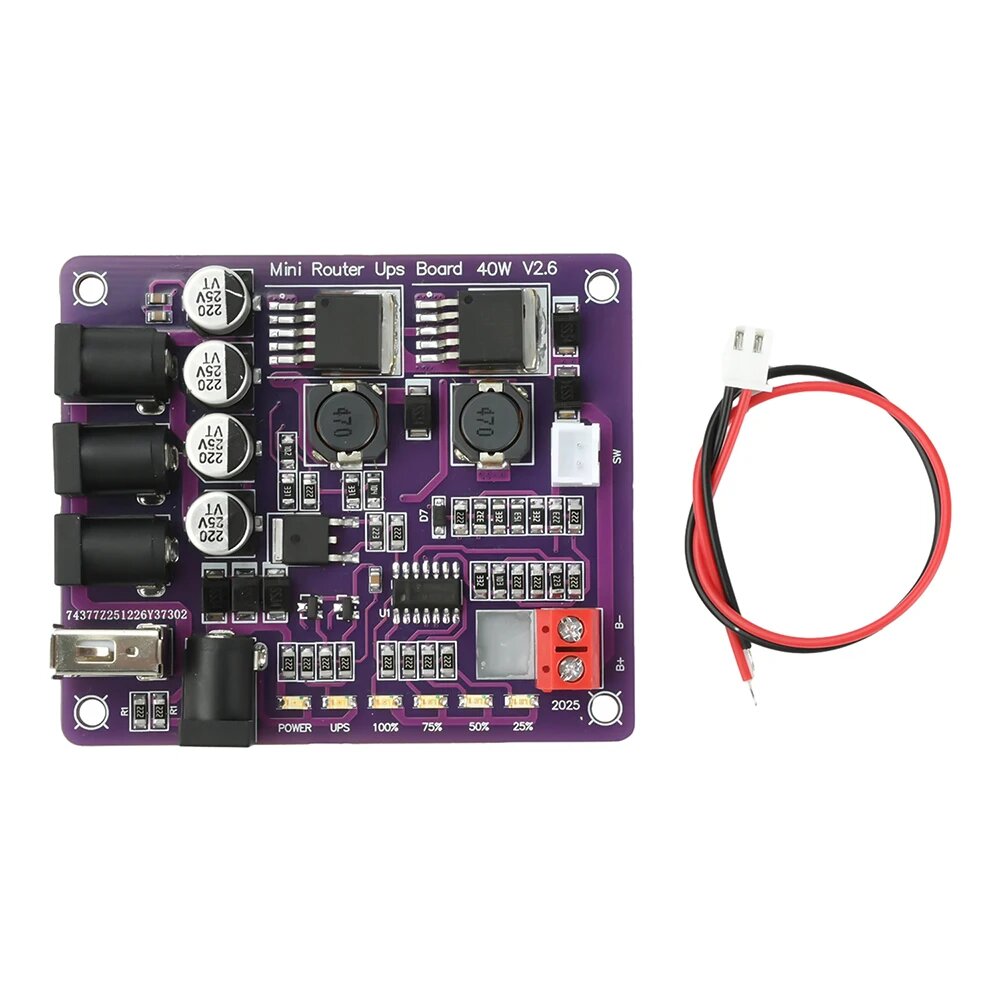 Aideepen Модуль ИБП 40 Вт With USB