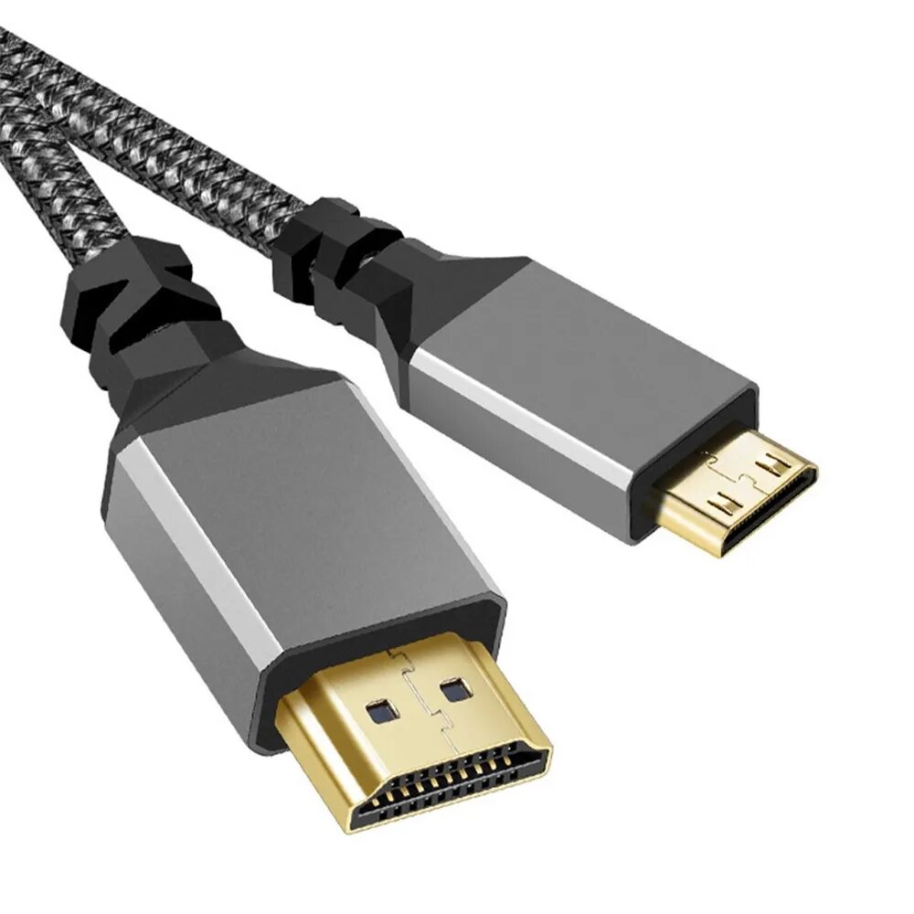 2-Метровый Кабель 4K 60 Гц, Совместимый С HDMI, Кабель Mini-HDMI