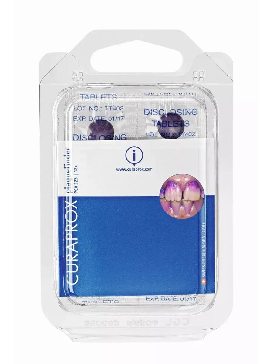 Curaprox Средства Для Индикации Зубного Налета N12 Табл