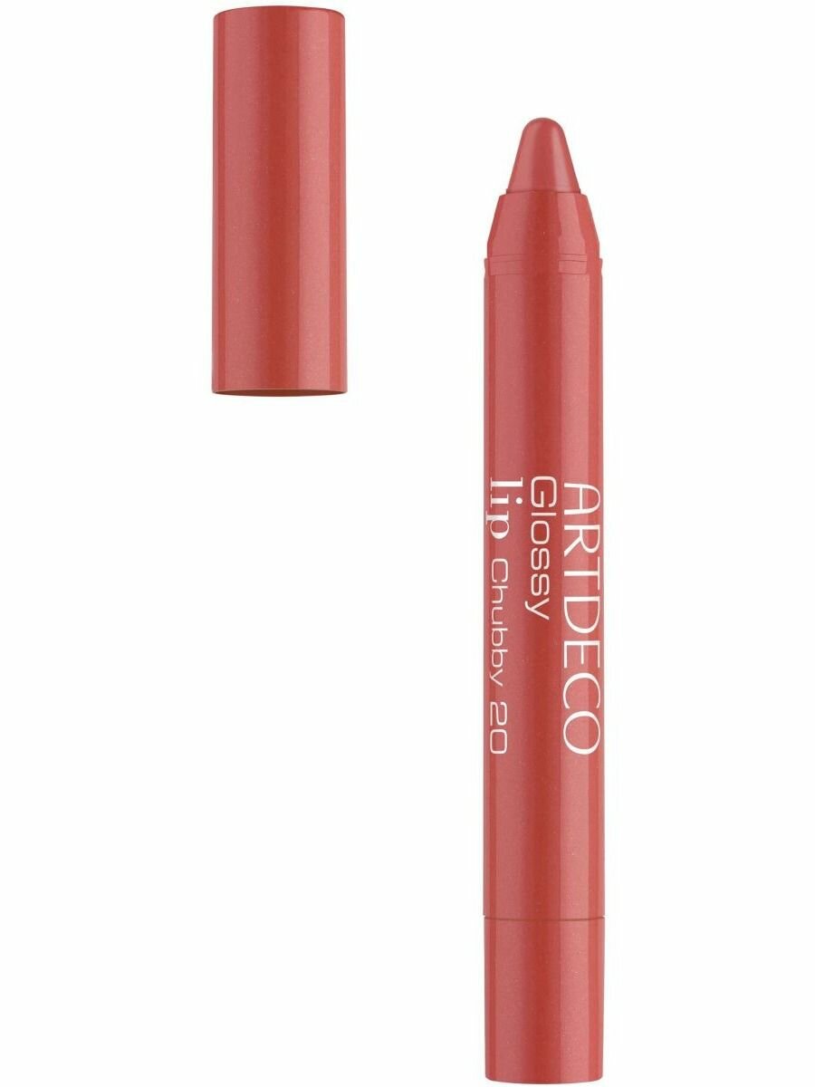 ARTDECO Блеск для объема губ Тон 20 Коралловый в стике Glossy Lip Chubby boulevard 1,8 г