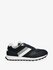 Кроссовки Armani Exchange Logo-print panelled sneakers, размер 6, синий