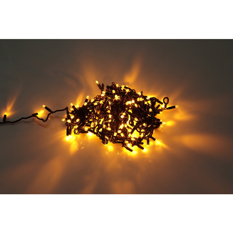 LED-PLS-100-10M-240V-Y/BL-W/O, Желтая/черный провод, соед.(без силового шнура) С колпачком