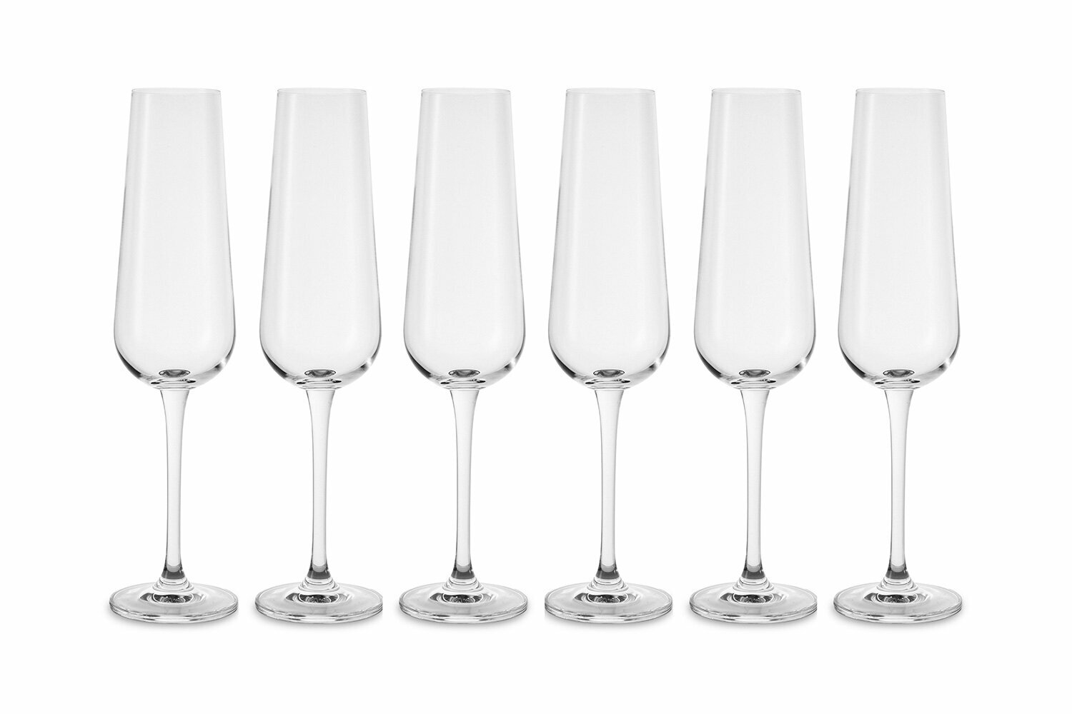 CRYSTAL BOHEMIA Ardea 220 мл набор бокалов из стекла, 6 шт для воды и коктейлей