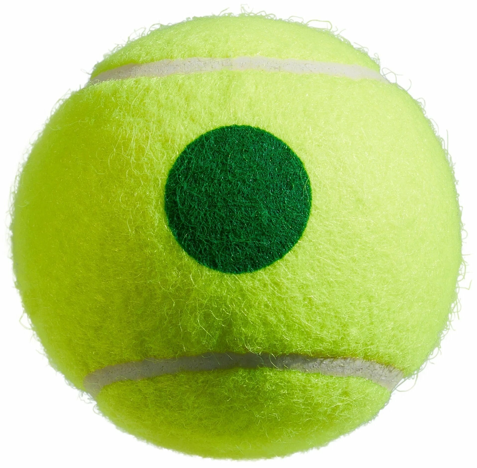 Теннисный мяч детский Tennis Life (Теннис лайф), набор мячей 3 штуки в упаковке, зелёно-жёлтый